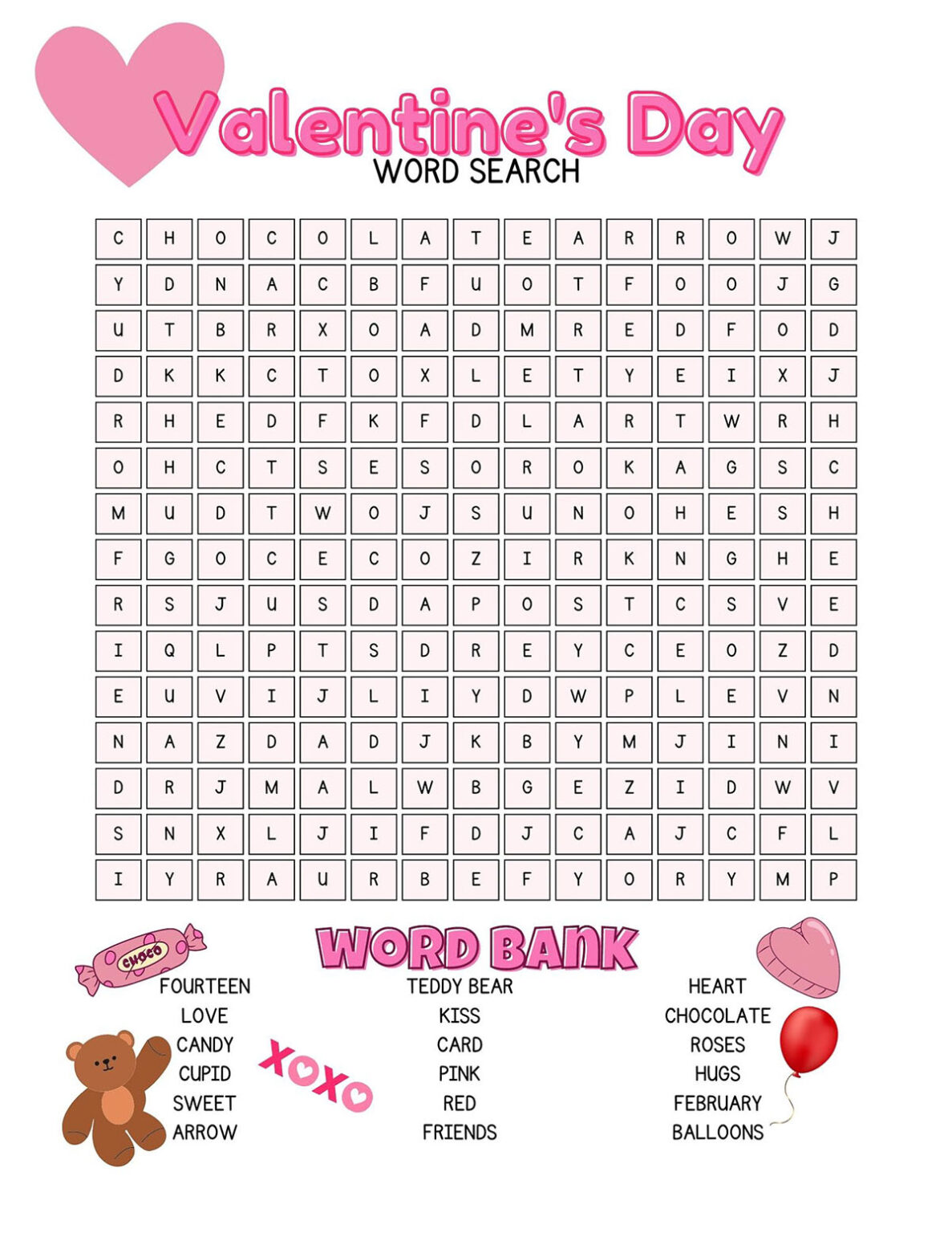 Free Fun Valentine's Day Printables