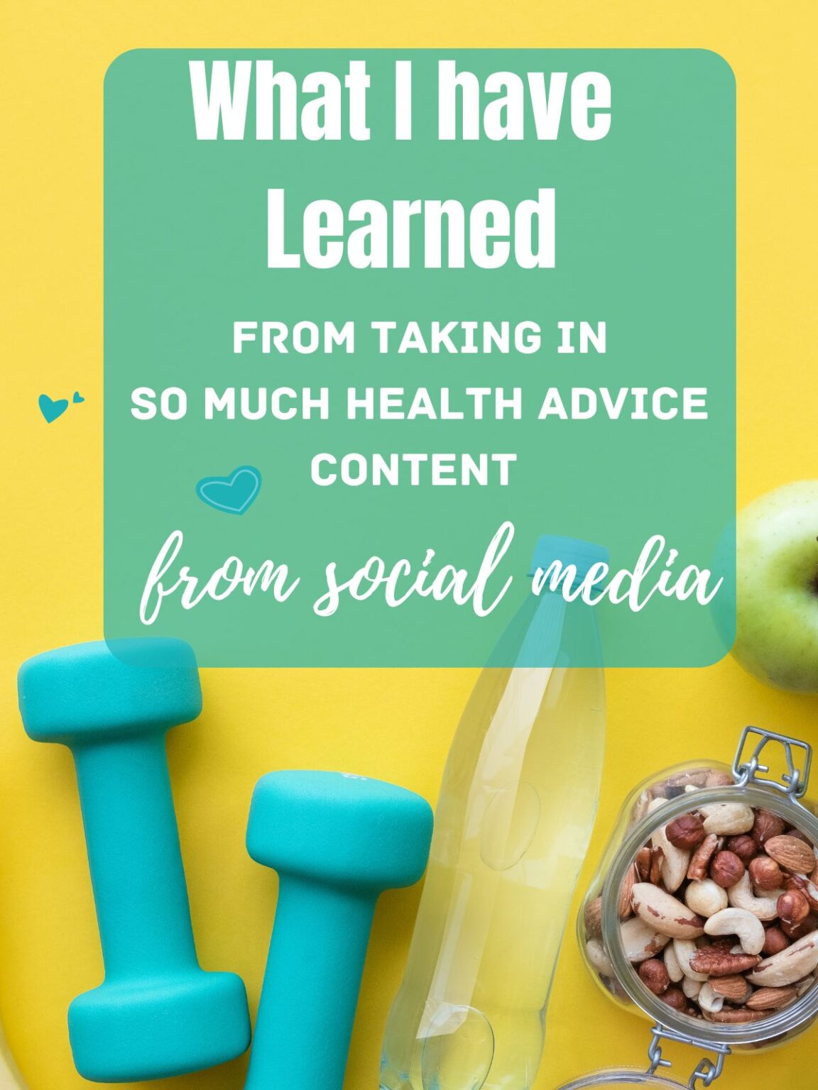 What I Learned from Taking In So Much Health Advice Content from Social ...